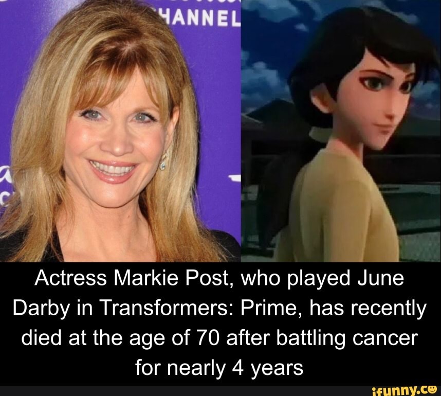 Actress Markie Post, who played June Darby in Transformers: Prime, has ...