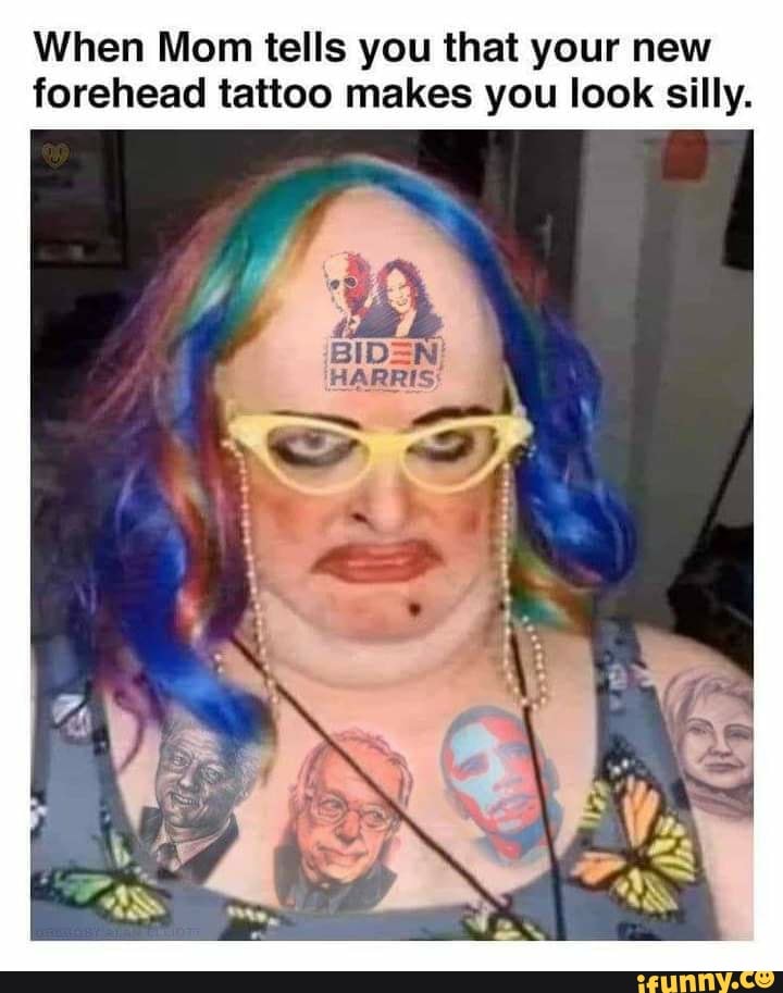 Weird Forehead Tattoos