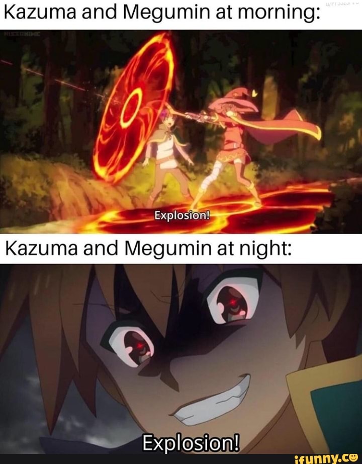 Kazuma and Megumin at morning: 9 rs Explosion! Kazuma and Megumin at ...