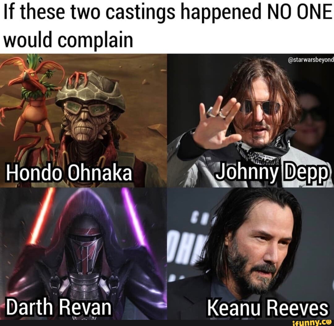 If these two castings happened NO ONE would complain @starwarsbeyond ry ...