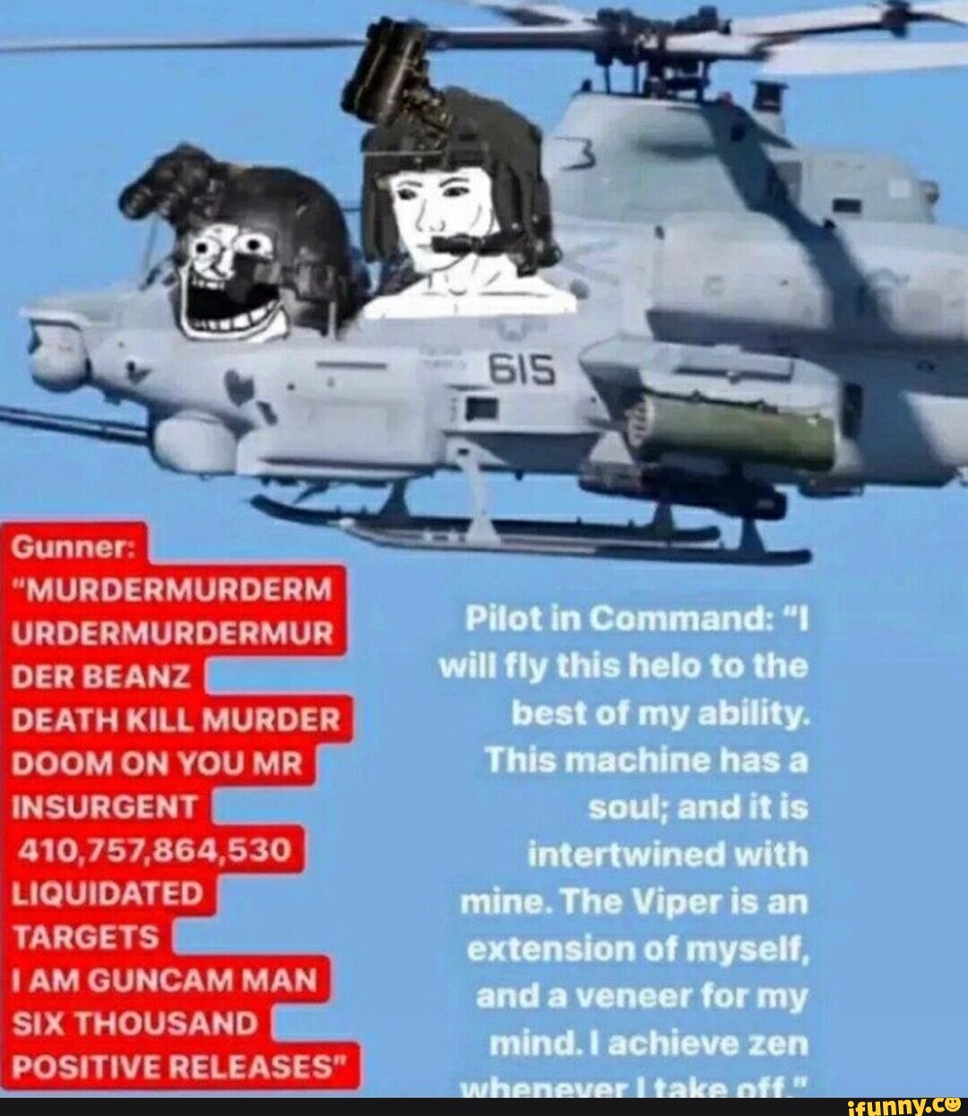 AN Gunner "MURDERMURDERM URDERMURDERMUR DER BEANZ DEATH KILL MURDER ...