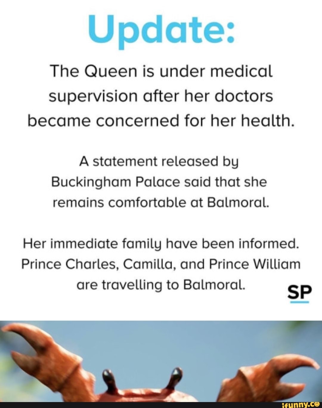 Update: The Queen is under medical supervision after her doctors became ...