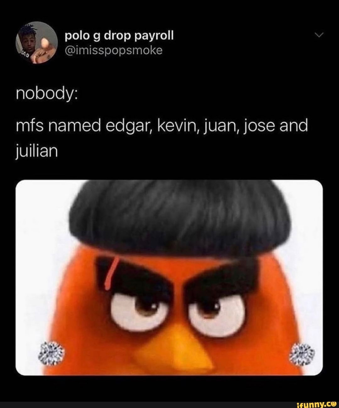 \ polo g drop payroll ed @imisspopsmoke nobody: mfs named edgar, kevin ...