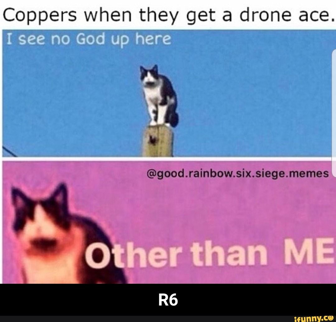 Coppers when they get a drone ace. @good.rainbow.six.siege.memes - R6 ...