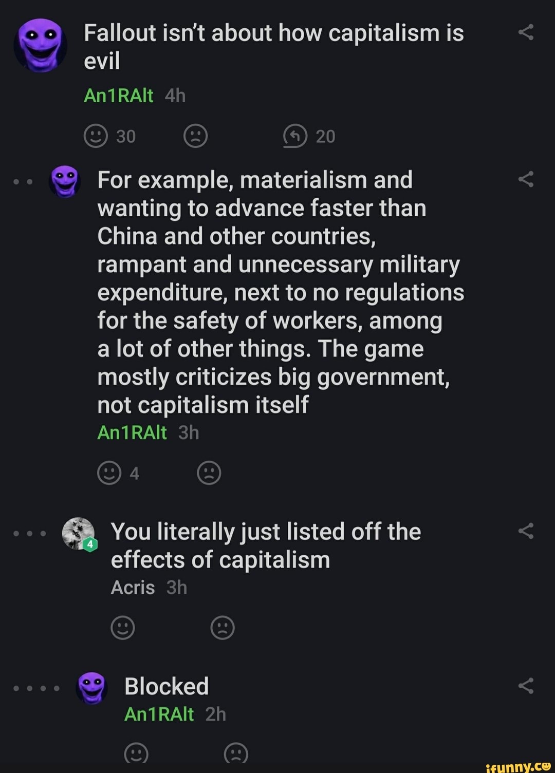Fallout isn't about how capitalism is evil © For example, materialism ...
