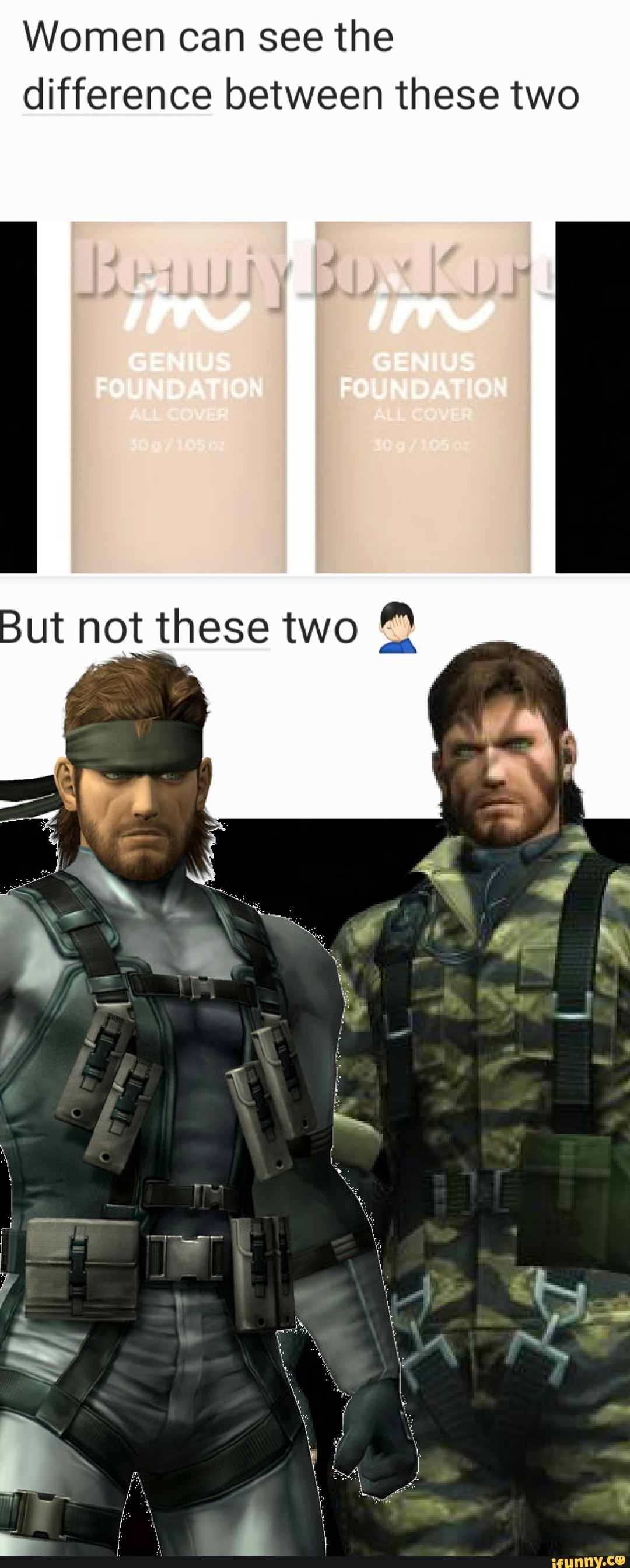 Women can see the difference between these two GENIUS GENIUS But not ...