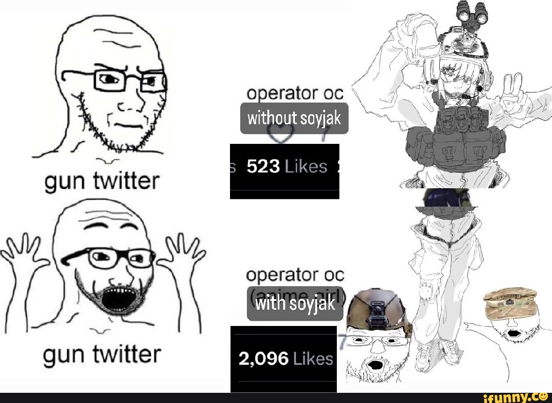 Operator oc without soyjak 523 Likes operator oc gun twitter with ...