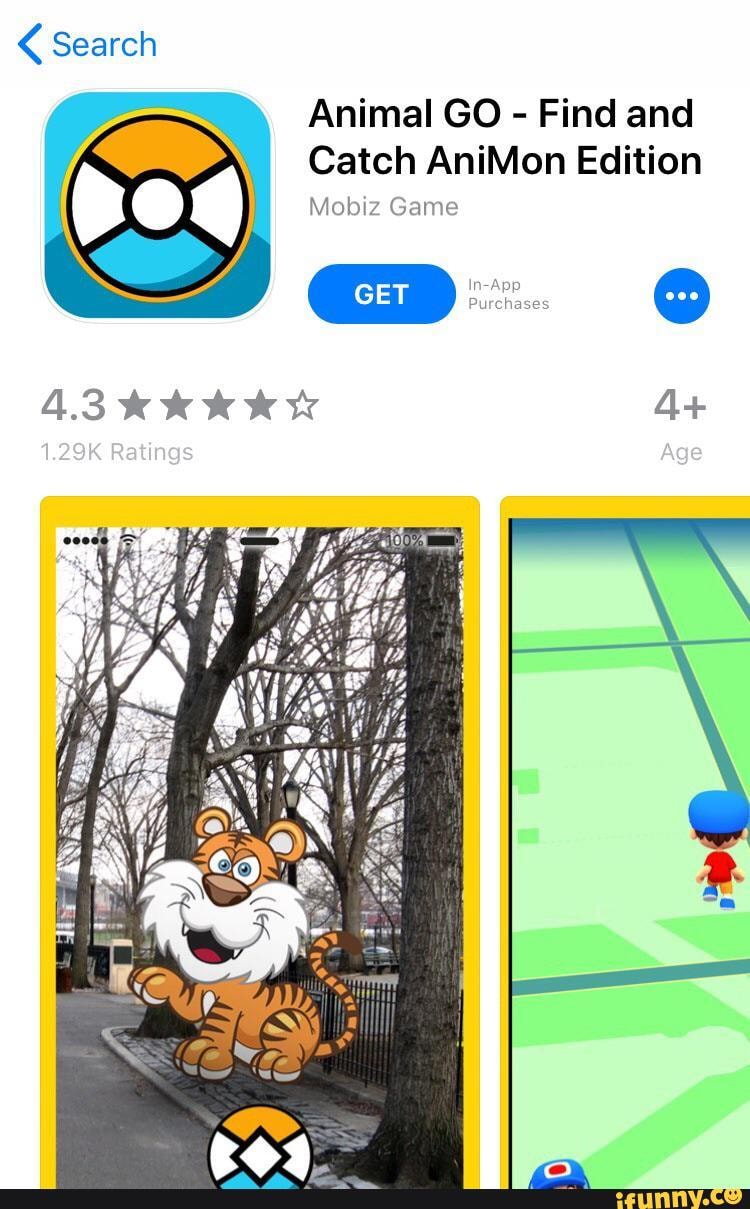Animal GO - Find and Catch AniMon Edition Mobiz Game In- App GET 4 ...