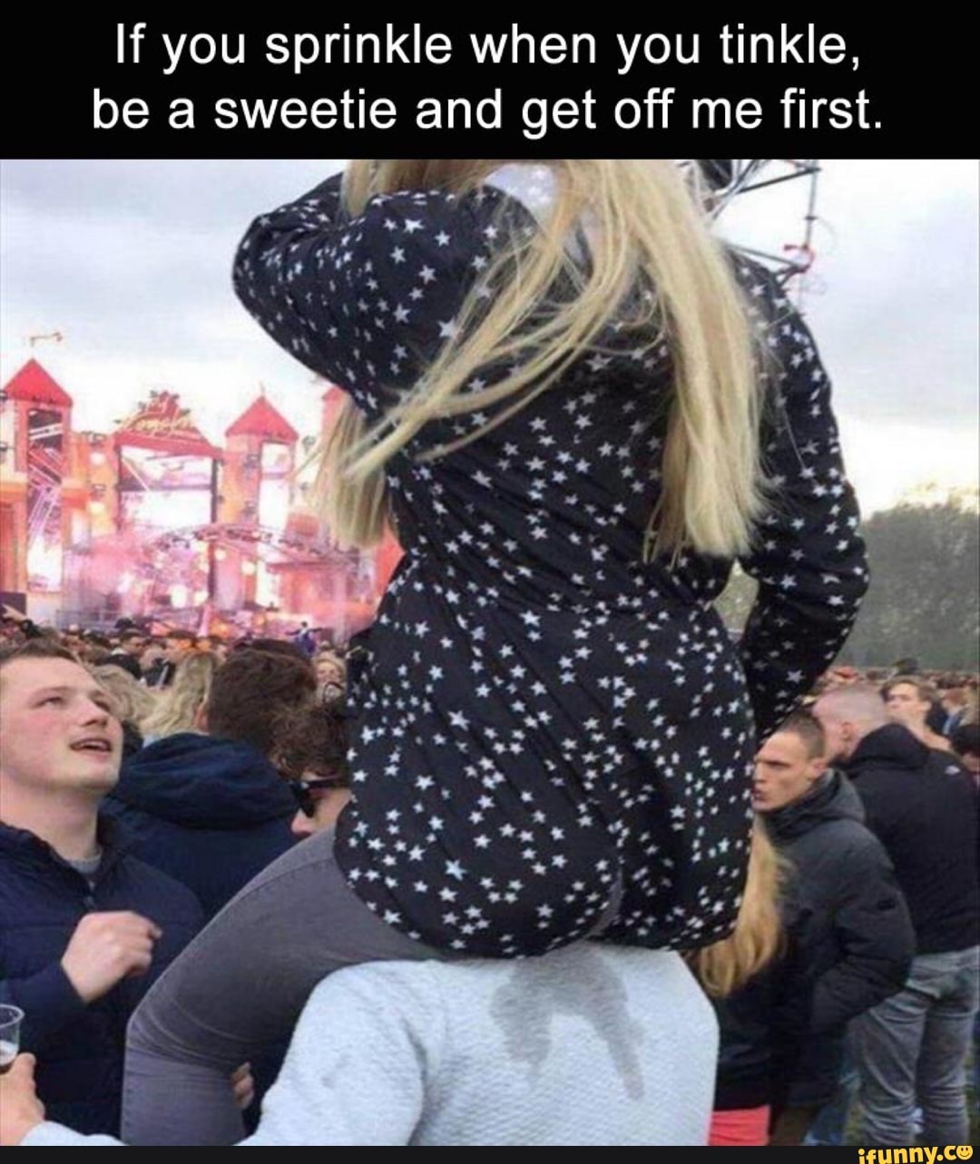 If you sprinkle when you tinkle, be a sweetie and get off me first ...