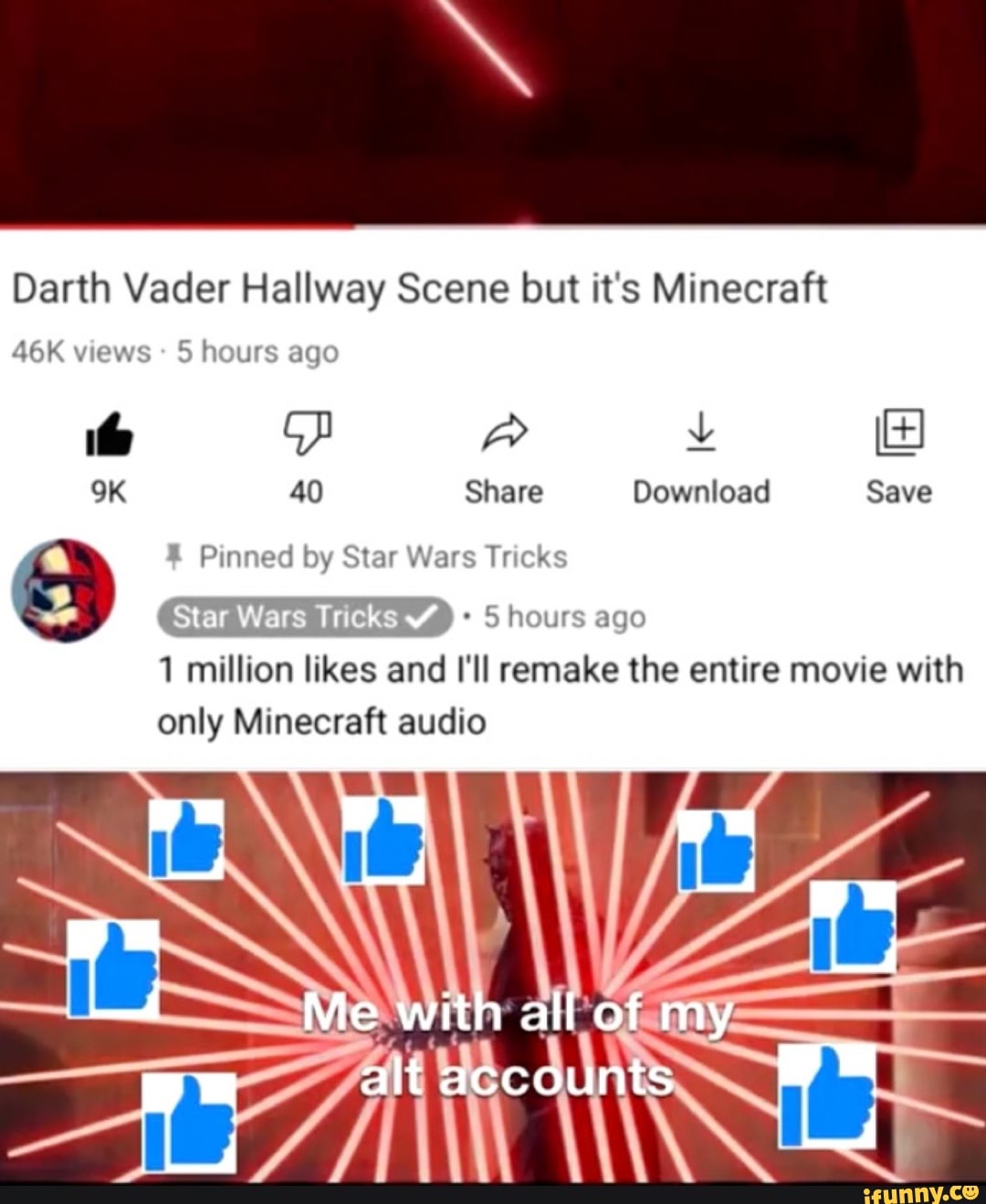 Darth Vader Hallway Scene but it's Minecraft 46K views 5 hours ago 9K ...