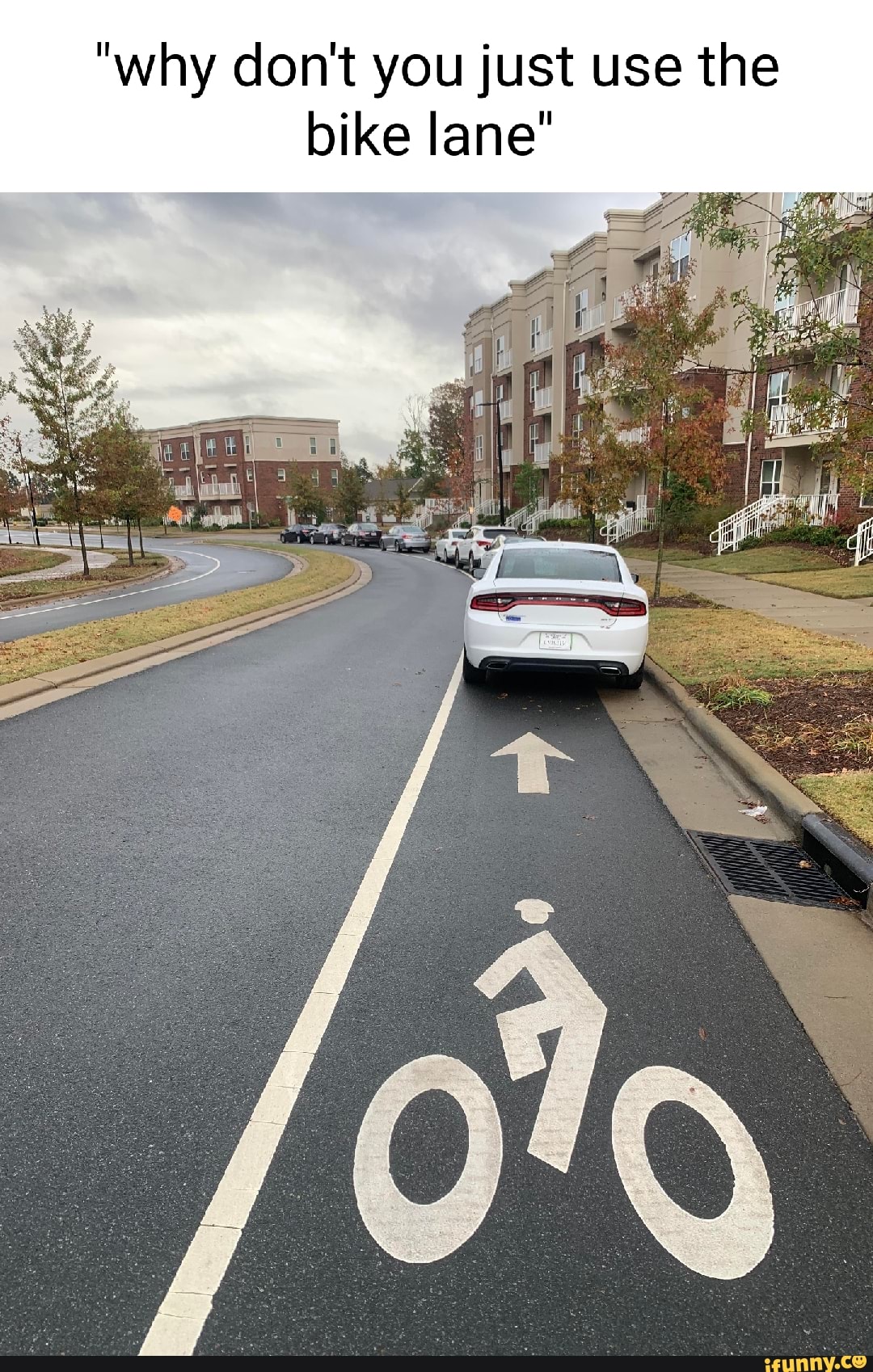 "why don't you just use the bike lane" - iFunny