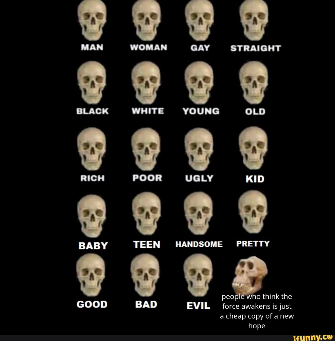 People who think the BAD EVIL force awakens is just a cheap copy of a ...