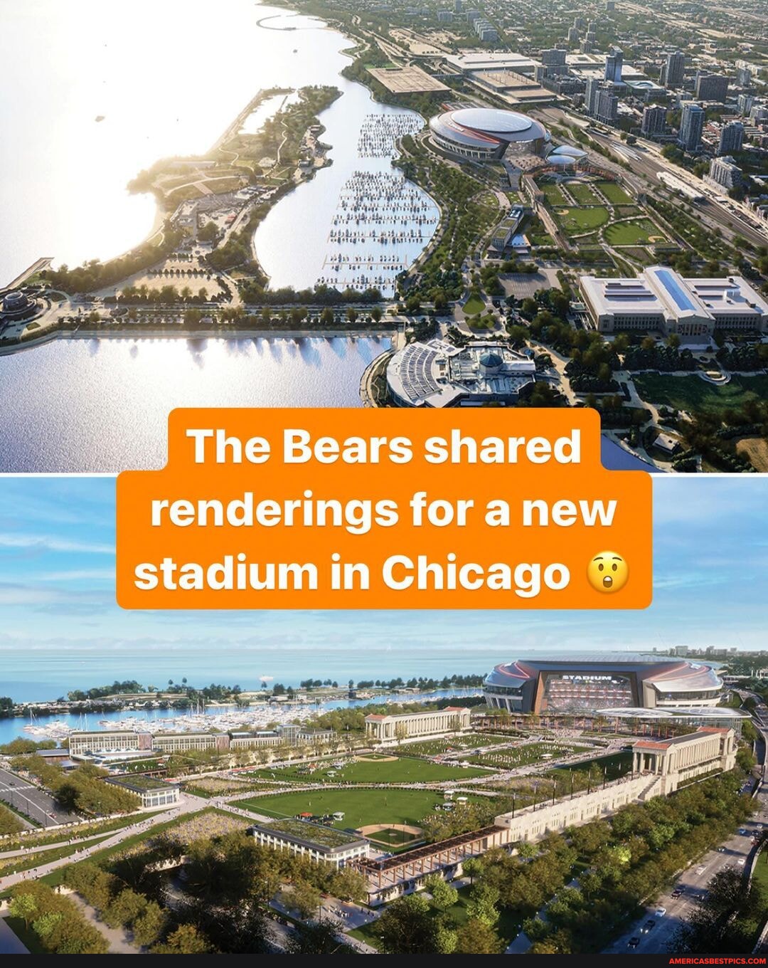 This looks incredible 🏟️ (via @chicagobears) - The Bears shared ...