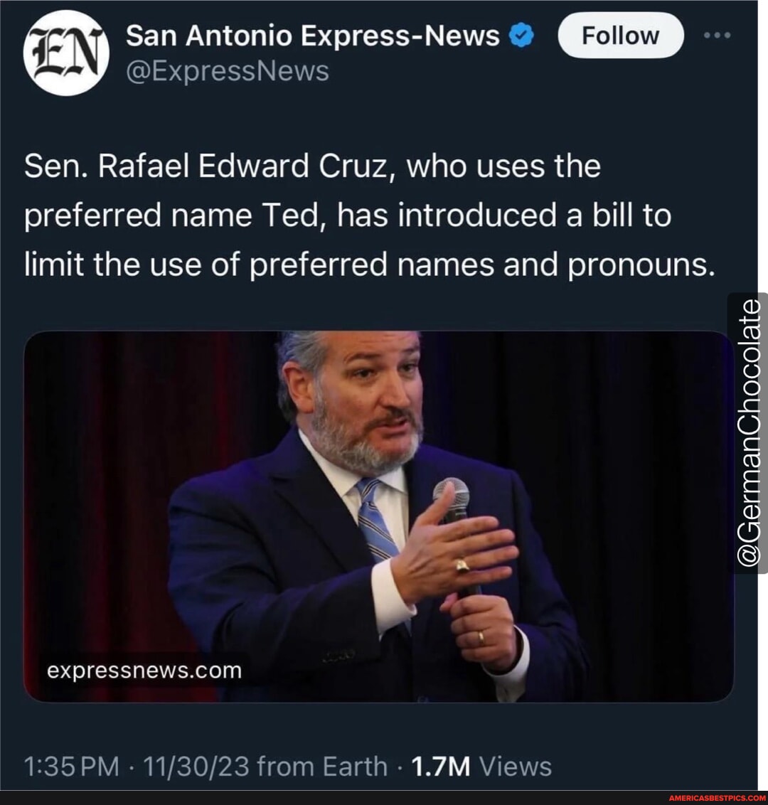 EN) San Antonio Express-News @ Sen. Rafael Edward Cruz, who uses the ...
