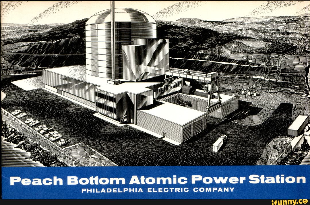 “Peach Bottom Atomic Power Station” (circa 1960) souvenir booklet from ...