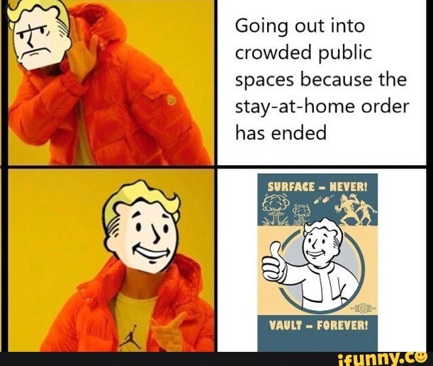 Going out into crowded public spaces because the stay-at-home order has ...