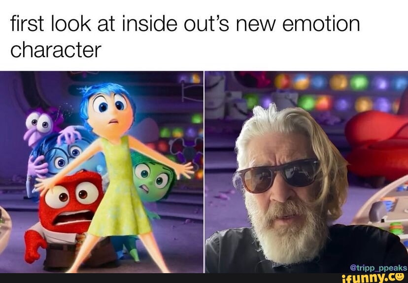 First look at inside out's new emotion ppeaks character - iFunny