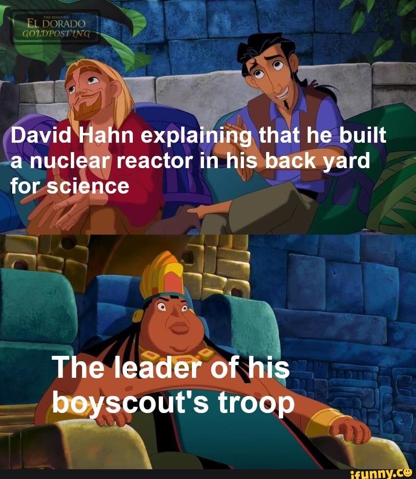 ADO SD David Hahn explaining that he built a nuclear reactor in his ...