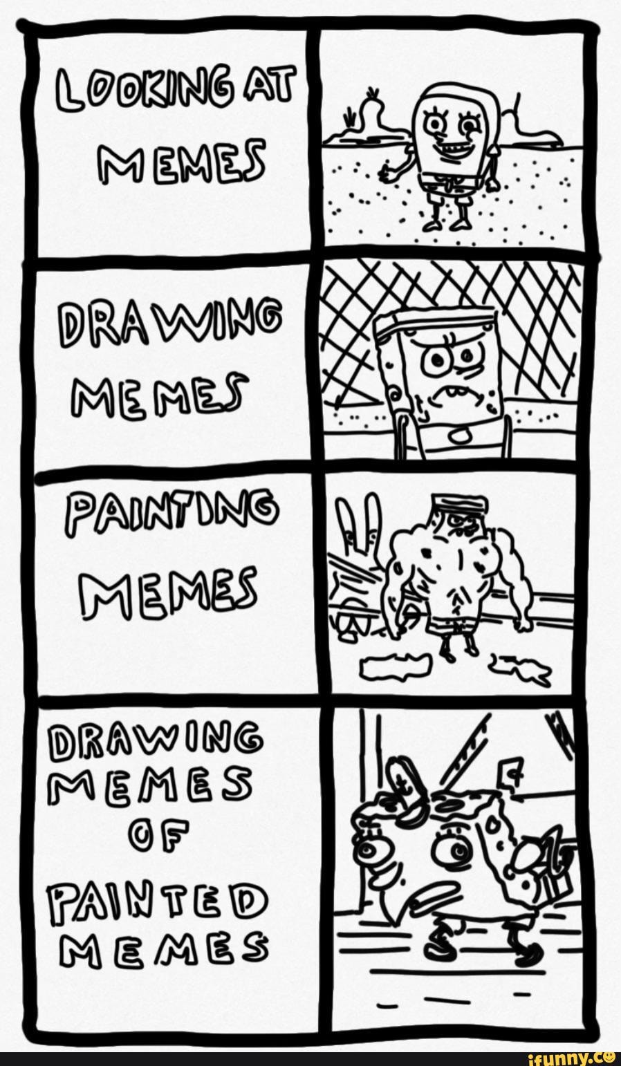 LOOKING AT MEMES DRAWING MEMES PAINTING (MEMES ORAWING MEMES OF FAINTEO ...