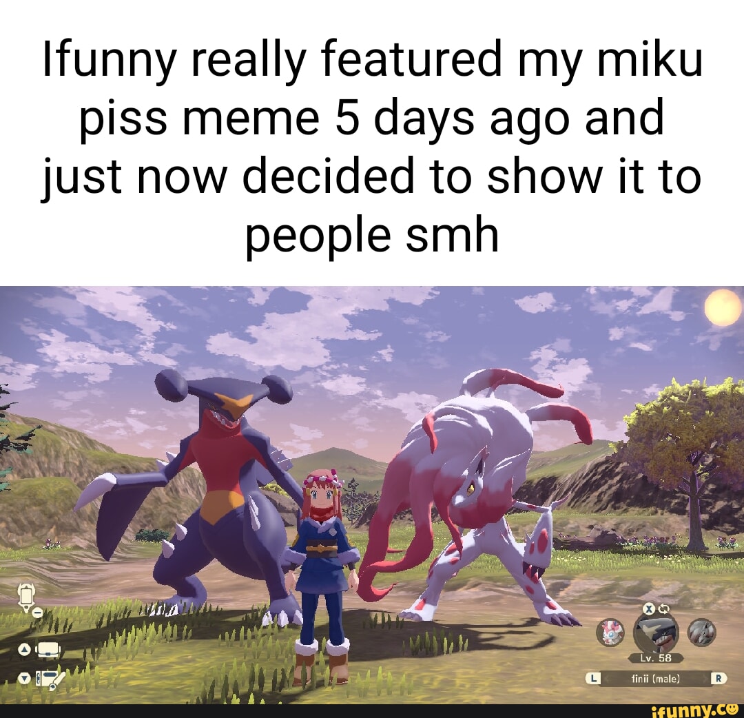 Funny Really Featured My Miku Piss Meme 5 Days Ago And Just Now Decided