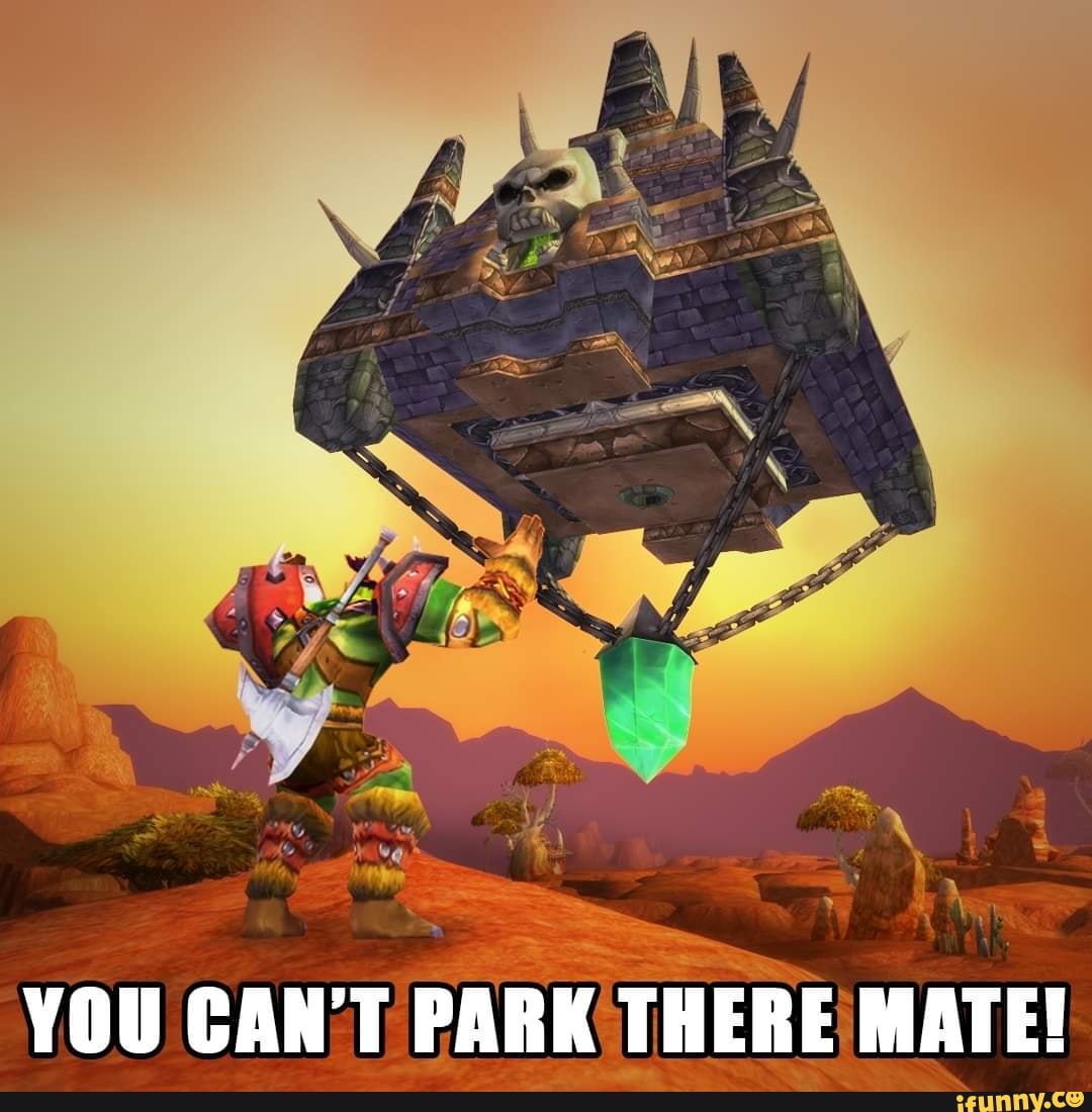YOU CAN'T PARK THERE MATE! - iFunny