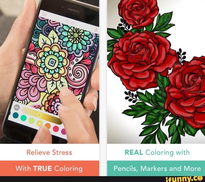 Relieve Stress REAL Coloring with TPLIS Calanna RPencile Markare and ...