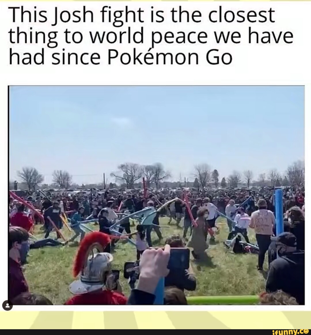 This Josh fight is the closest thing to world peace we have had since ...