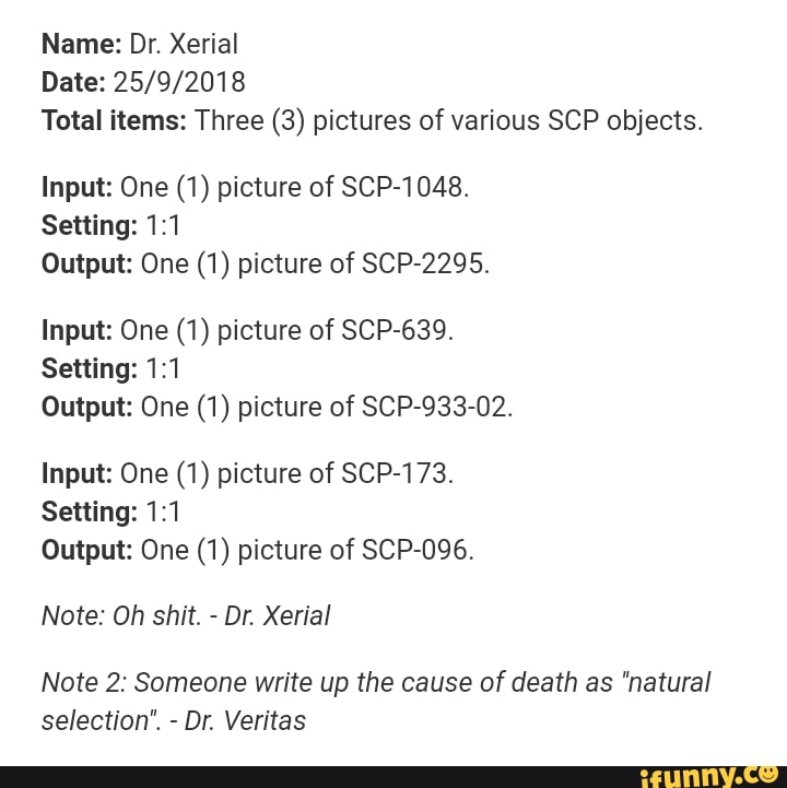 Name: Dr. Xerial Date: 25/9/2018 Total items: Three (3) pictures of ...