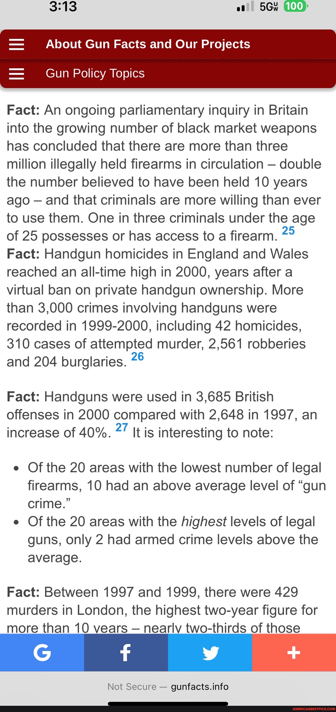 About Gun Facts and Our Projects Gun Policy Topics Fact: An ongoing ...