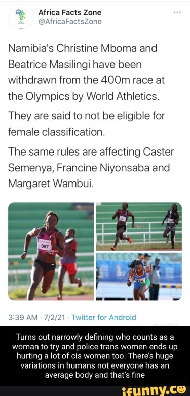 Africa Facts Zone Namibia's Christine Mboma and Beatrice Masilingi have ...