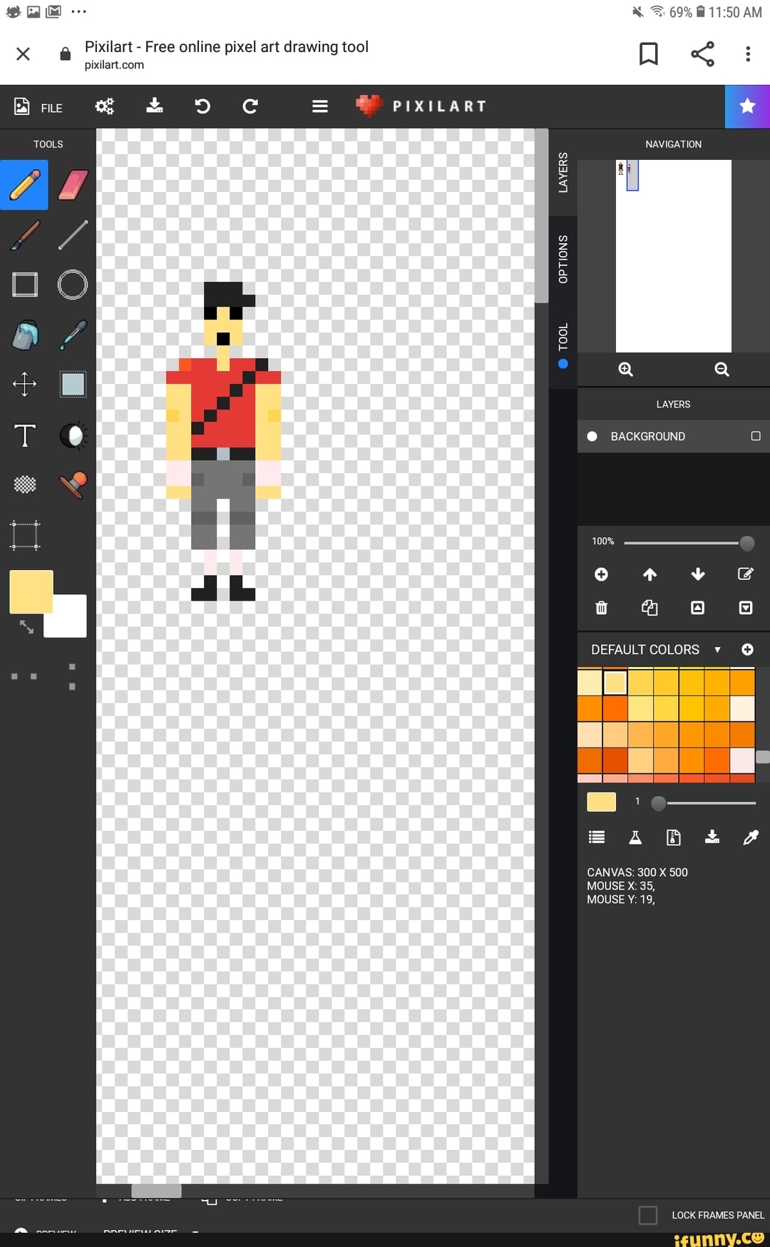 Pixilart - Free online pixel art drawing tool PIXILART NAVIGATION ...