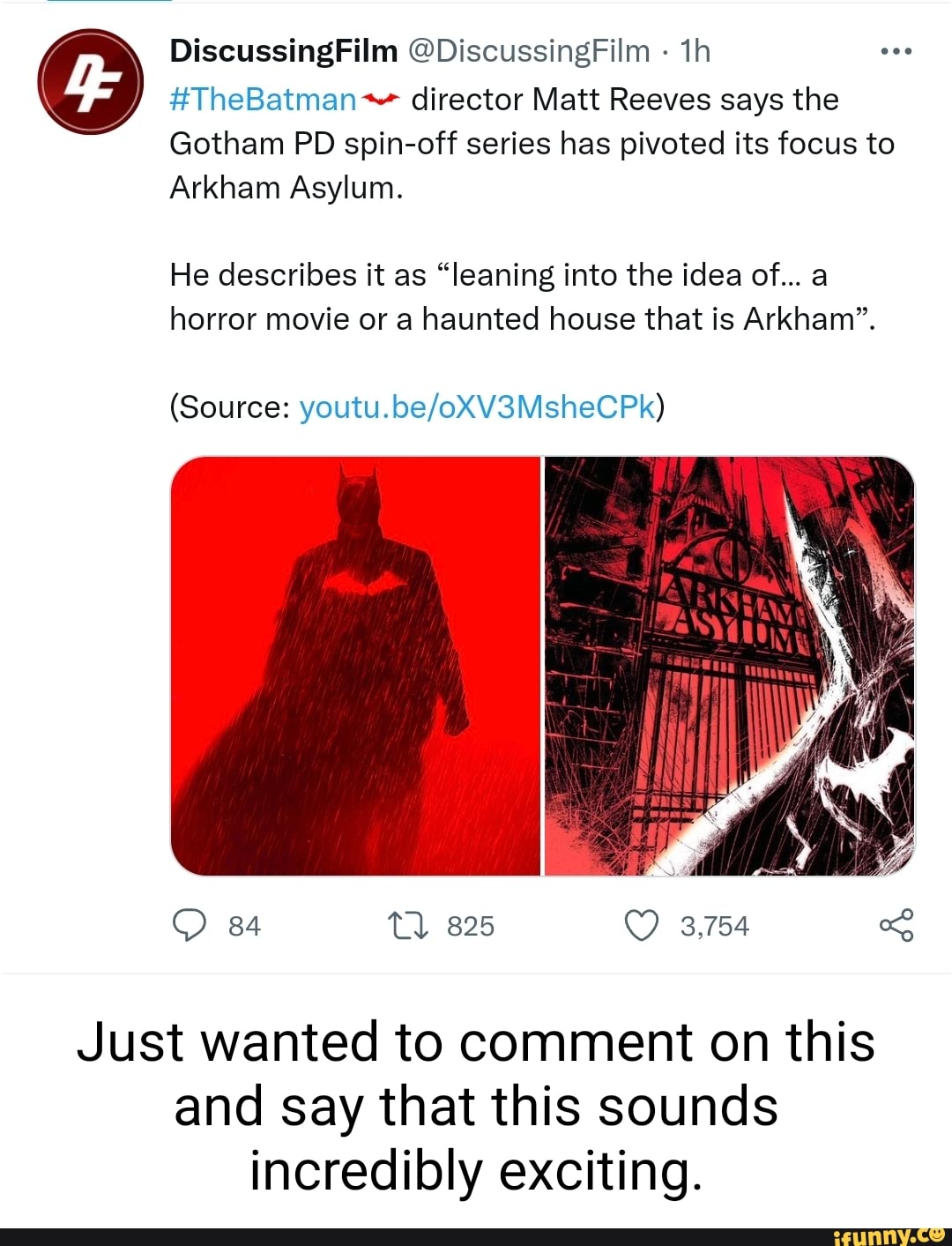 DiscussingFilm @DiscussingFilm #TheBatman~ director Matt Reeves says ...