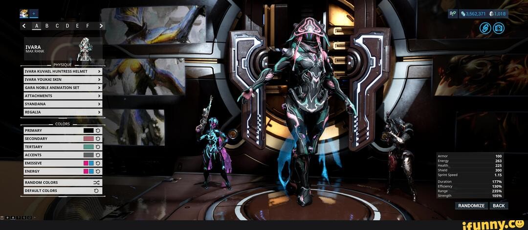 All of My Ivara Fashion Schemes. - PHYSIQUE IVARA KUVAEL HUNTRESS ...