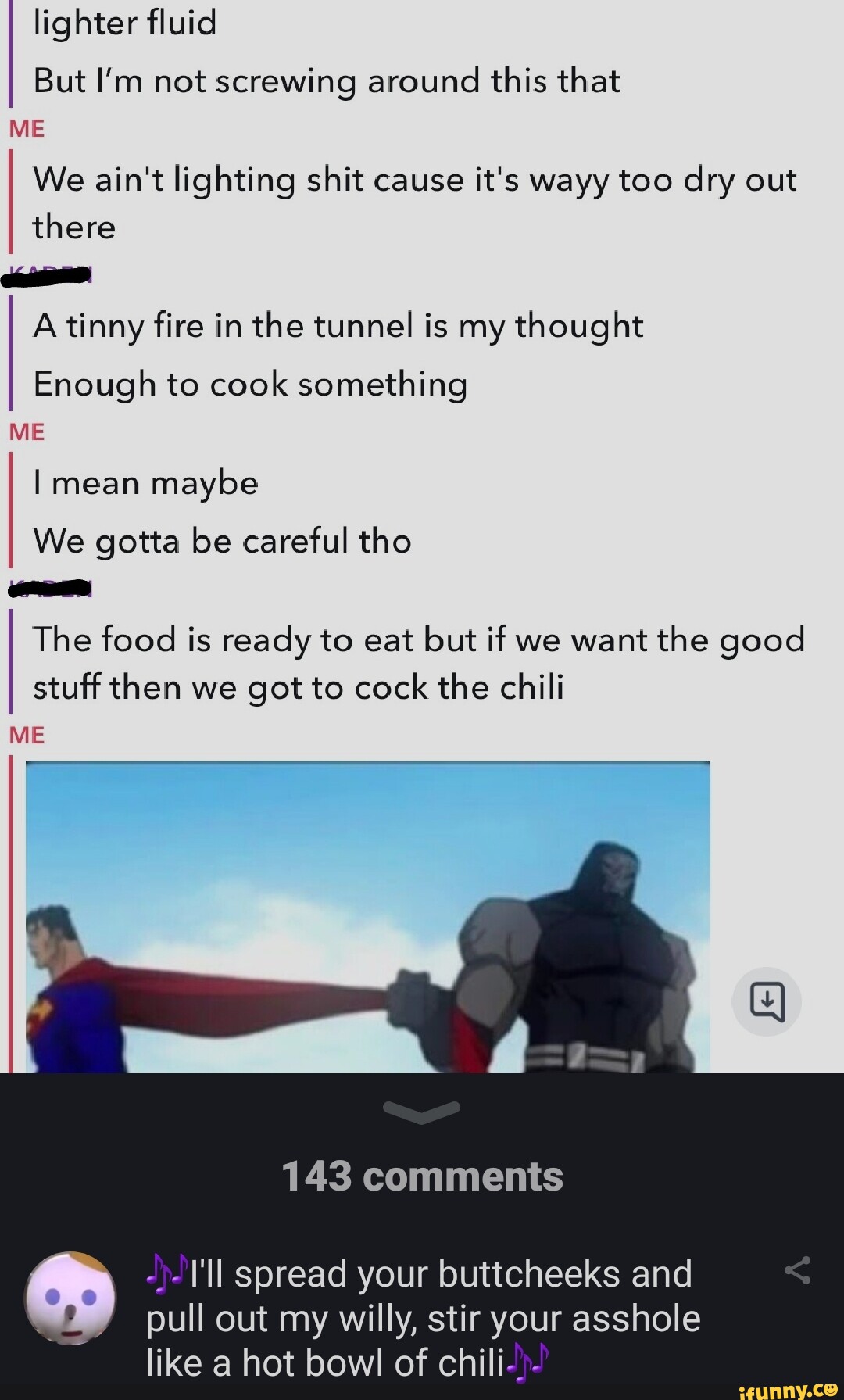 Lighter fluid But I'm not screwing around this that ME We ain't ...