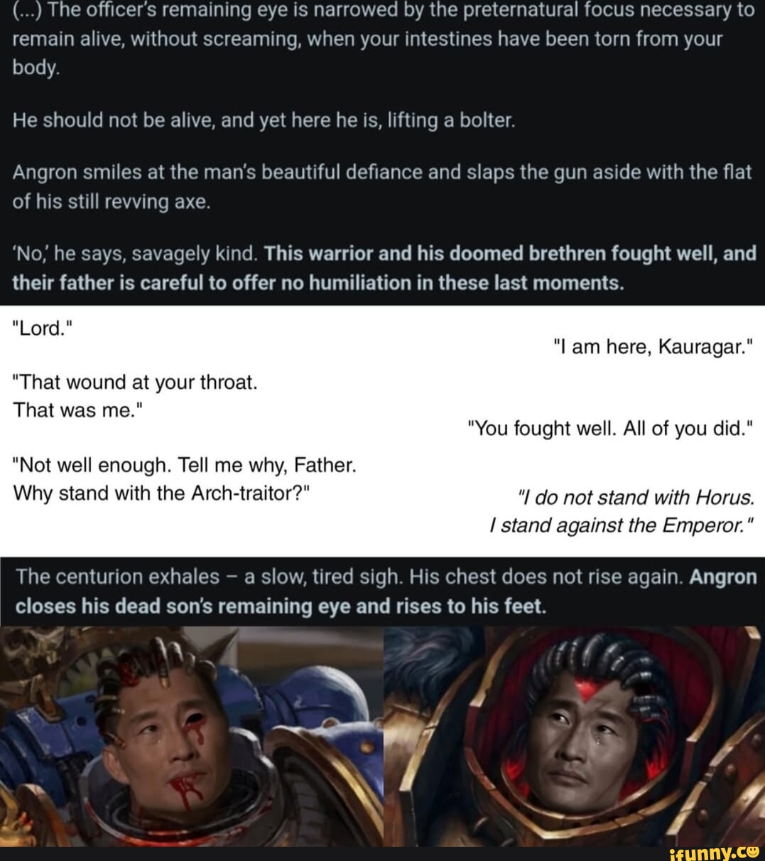 Angron_40k memes. Best Collection of funny Angron_40k pictures on iFunny