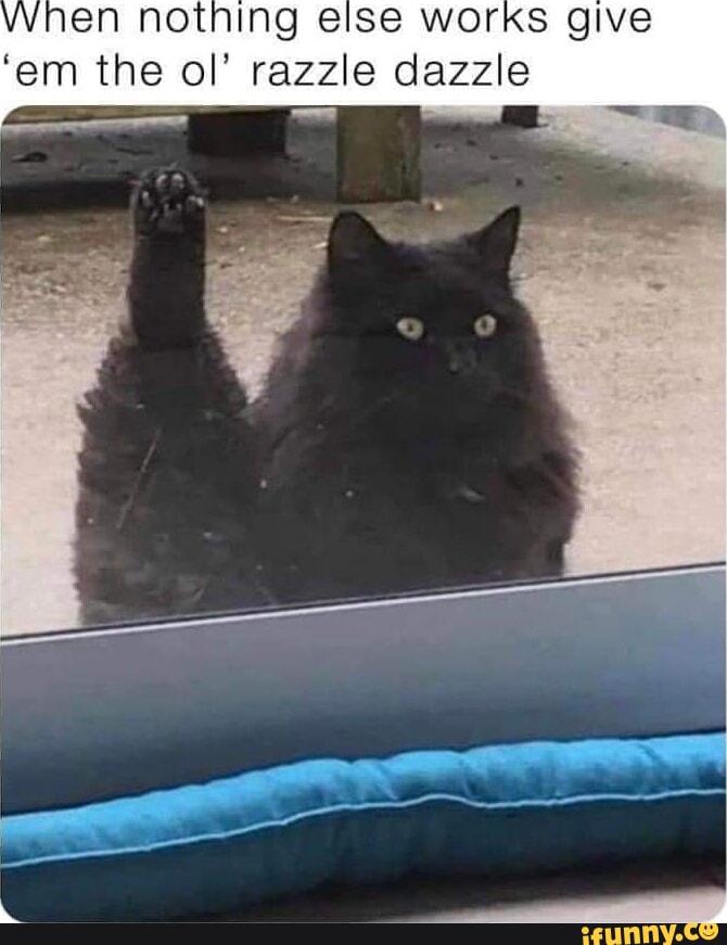 When nothing else works give 'em the ol' razzle dazzle - iFunny