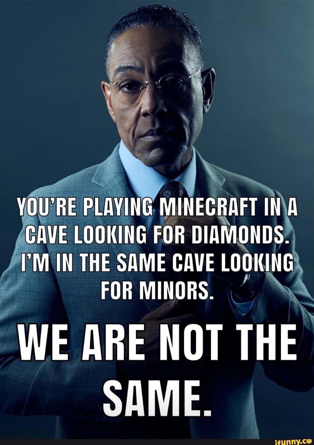 YOU'RE PLAYING MINECRAFT IN A CAVE LOOKING FOR DIAMONDS. IN THE SAME ...