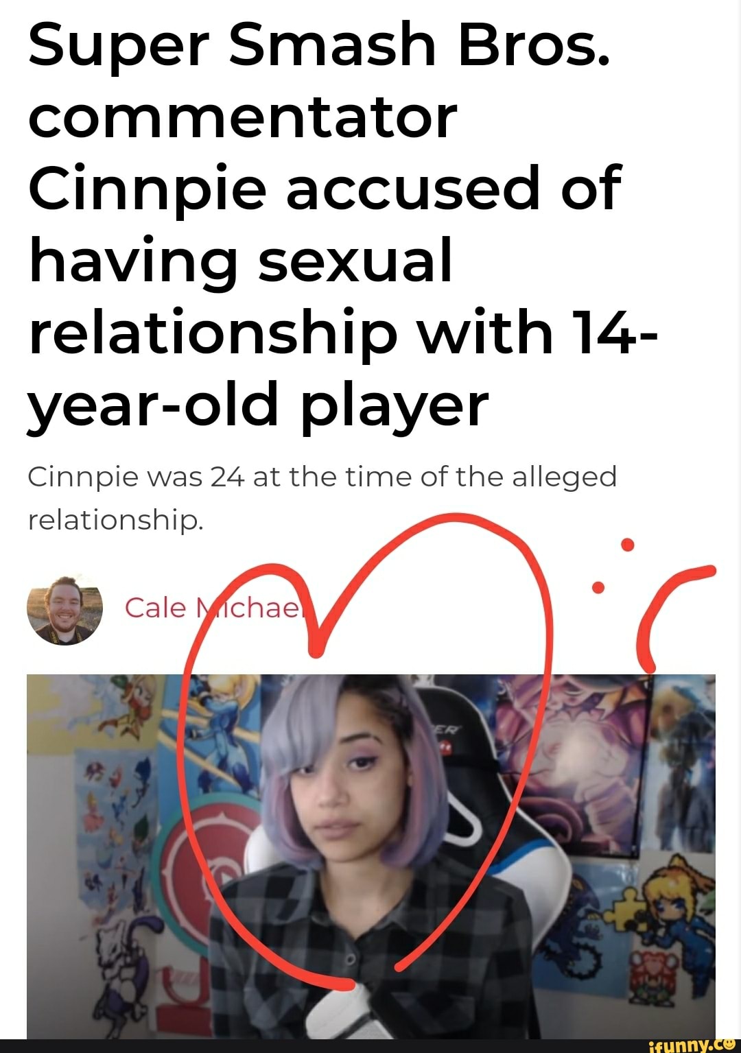 Super Smash Bros. commentator Cinnpie accused of having sexual ...