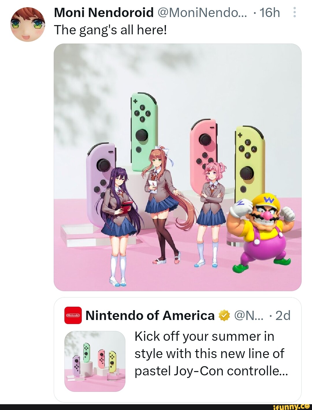 Moni Nendoroid @MoniNendo... - The gang's all here! Nintendo of America ...