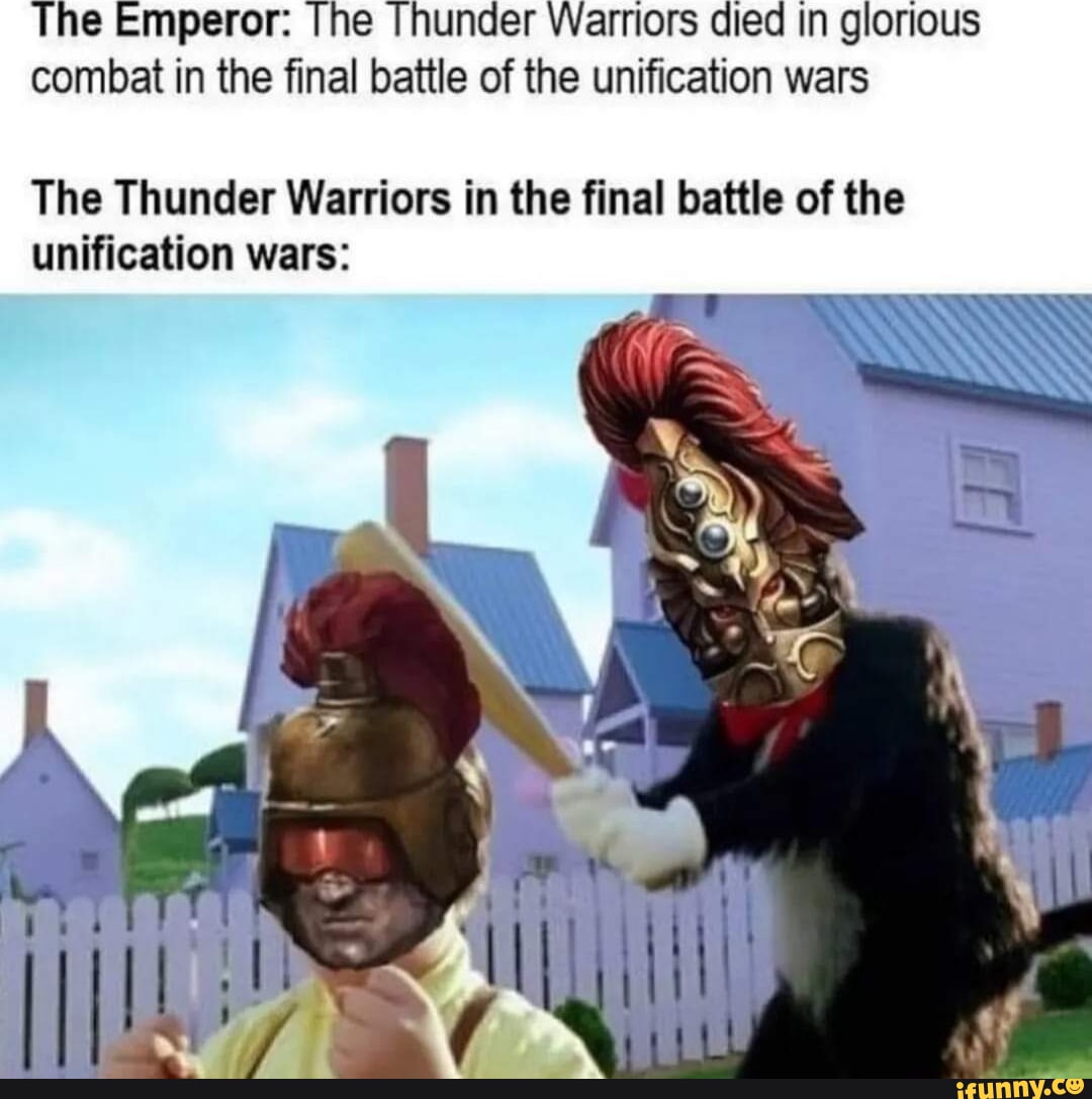 The Emperor: The under Warriors died in glorious combat in the final ...