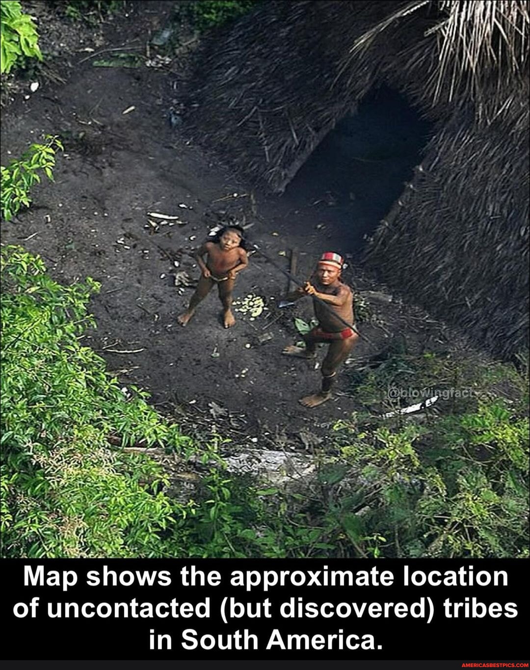 SWIPE Map shows the approximate location of uncontacted but discovered ...