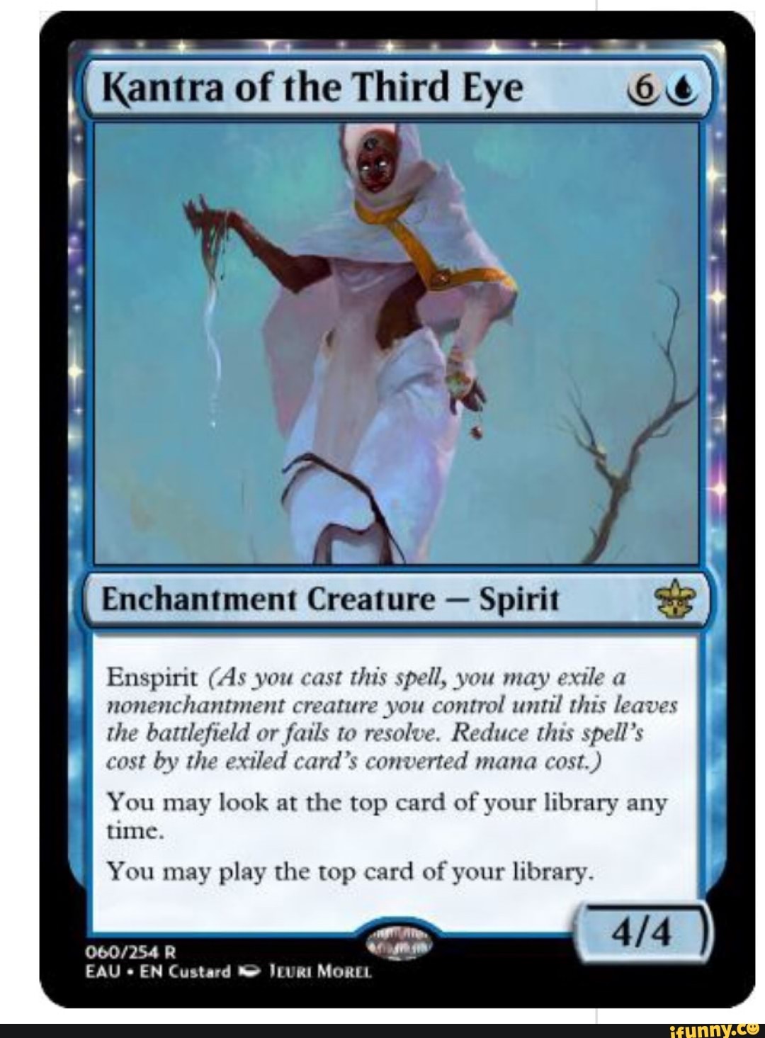 Kantra of the Third Eye Ce Fn COX Enchantment Creature Spirit Enspirit ...