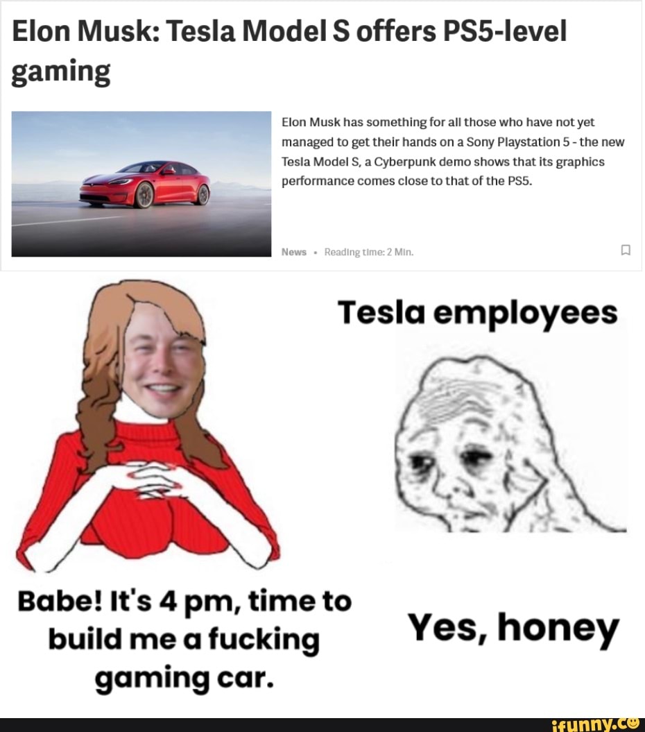 Elon Musk: Tesla Model S offers PS5-level gaming Gen Musk has something ...
