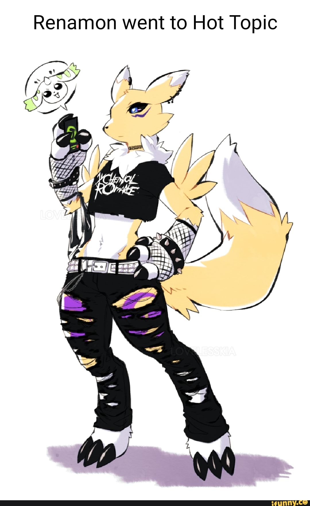 Renamon memes. Best Collection of funny Renamon pictures on iFunny