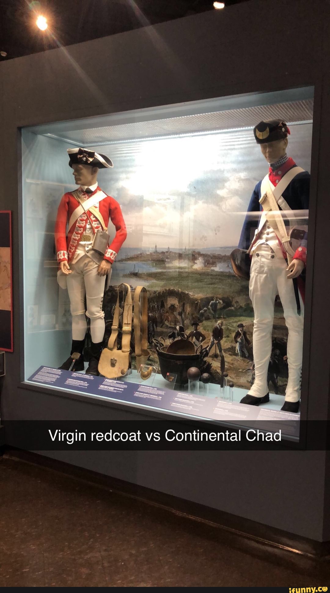SS Virgin redcoat vs Continental Chad - iFunny