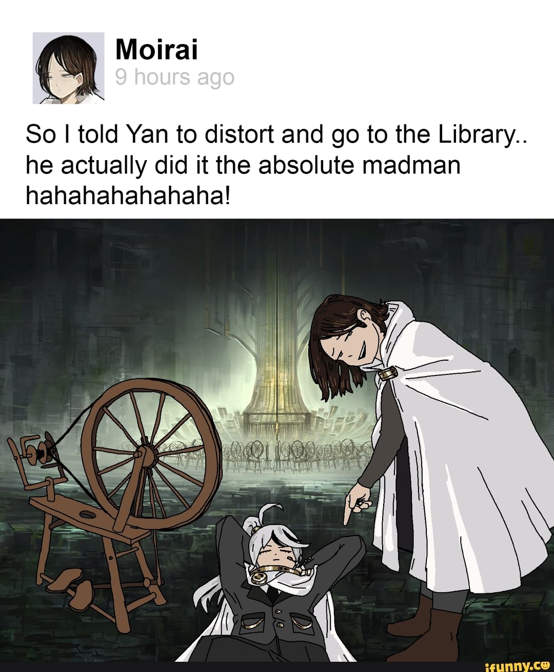 Moirai memes. Best Collection of funny Moirai pictures on iFunny