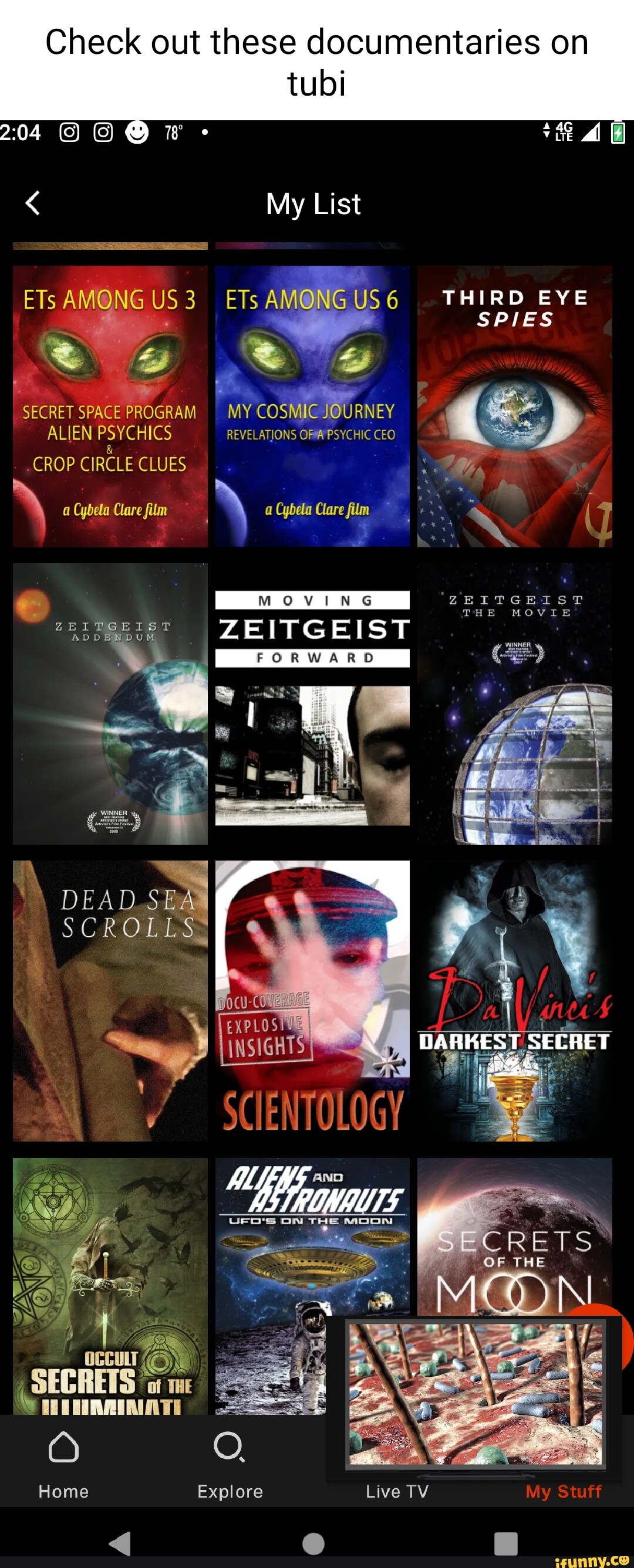 Check out these documentaries on tubi My List ETsAMONG ETs AMONG US ...