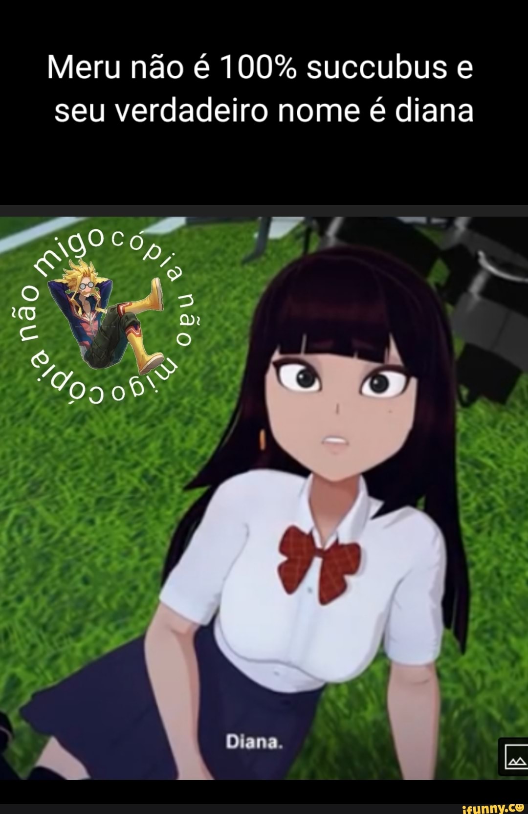 Meru não é 100% succubus e seu verdadeiro nome é diana Diana. - iFunny