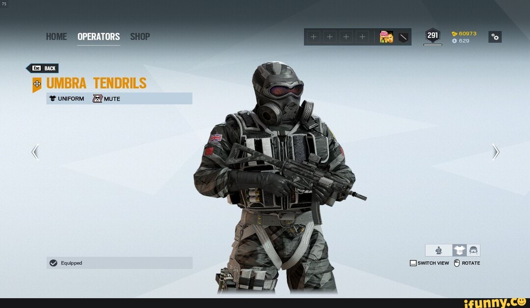 The legendary Mute Skins set Headgear! Umbral Science headgear+ Umbra ...