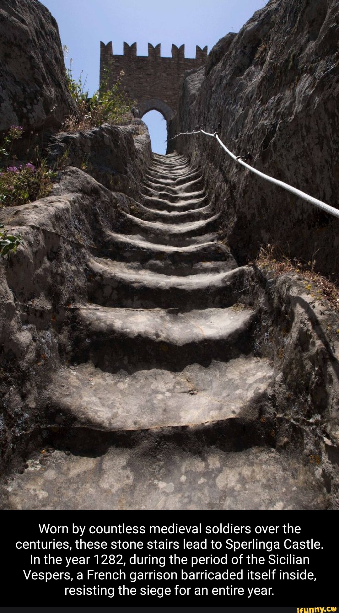 Worn by countless medieval soldiers over the centuries, these stone ...
